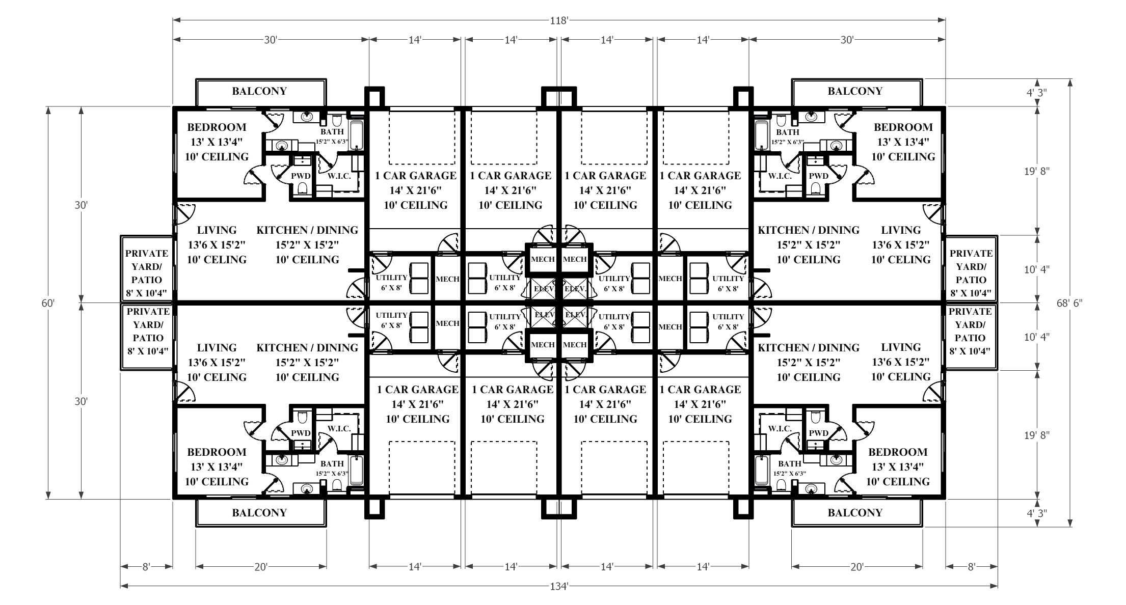 THE SCDC 1-BEDROOM 8-PLEX
