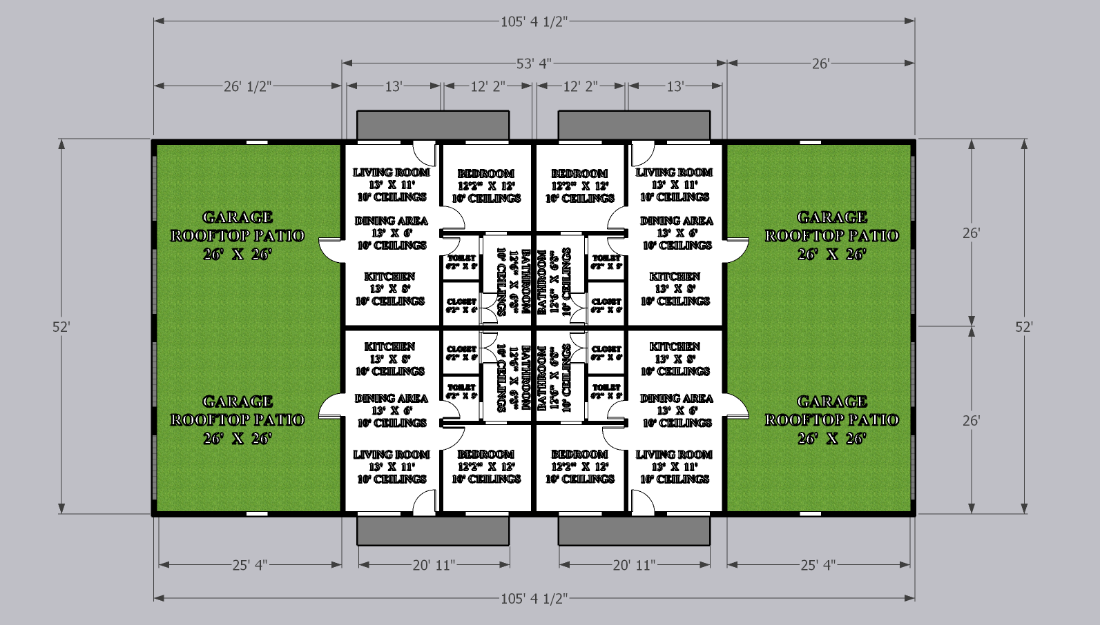 THE SCDC 1-BEDROOM 8-PLEX